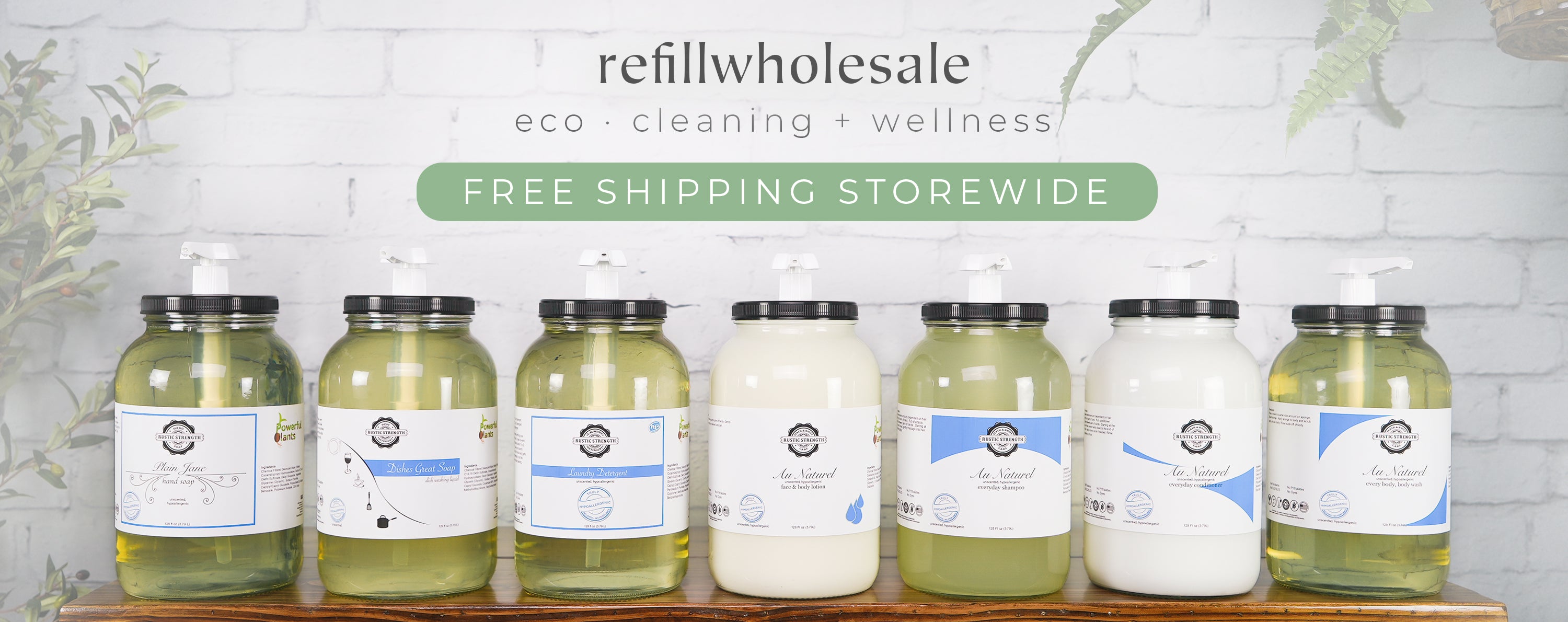 Refill wholesale supplies bulk materials for refill shops, refillery ...